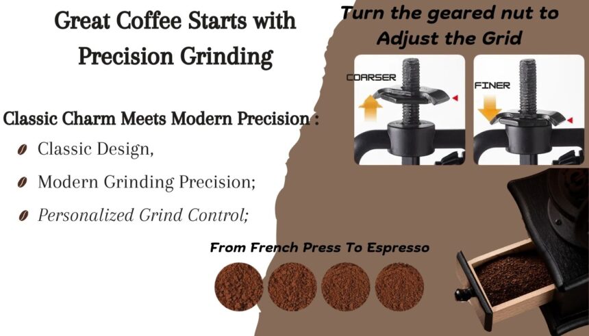 Vintage Ferris Wheel Manual Coffee Grinder - Coffee Bean Grinding as a ...